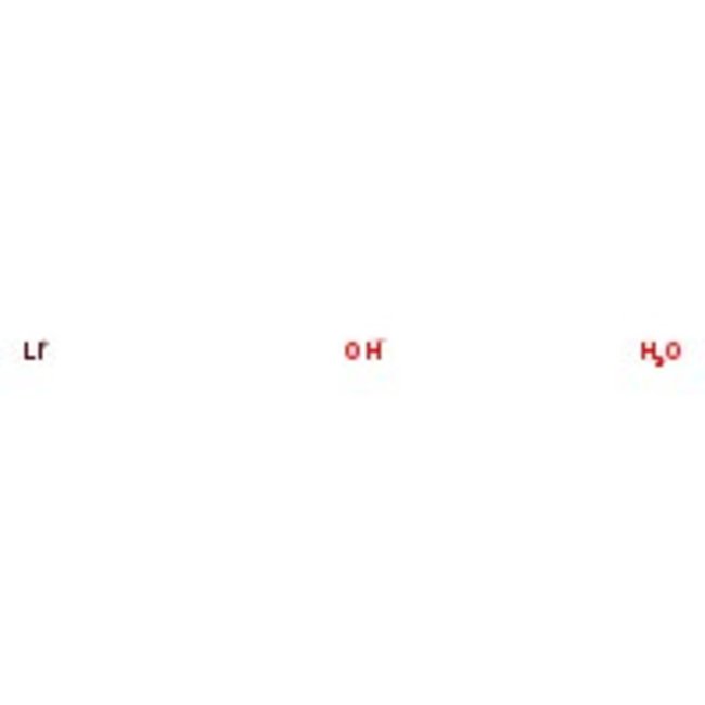 Lithium hydroxide monohydrate, extra pure, ca. 56% LiOH 25 g | Buy Online