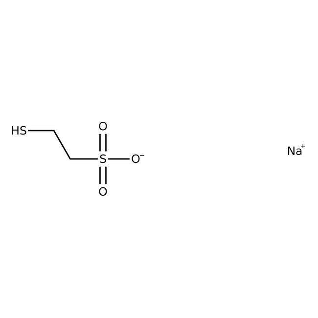 2-Mercaptoethanesulfonic acid sodium salt, 98%, analytical standard 10 ...