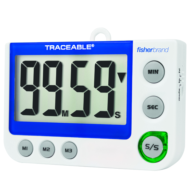 Traceable™ Flashing LED Alert Big-Digit Alarm Timer