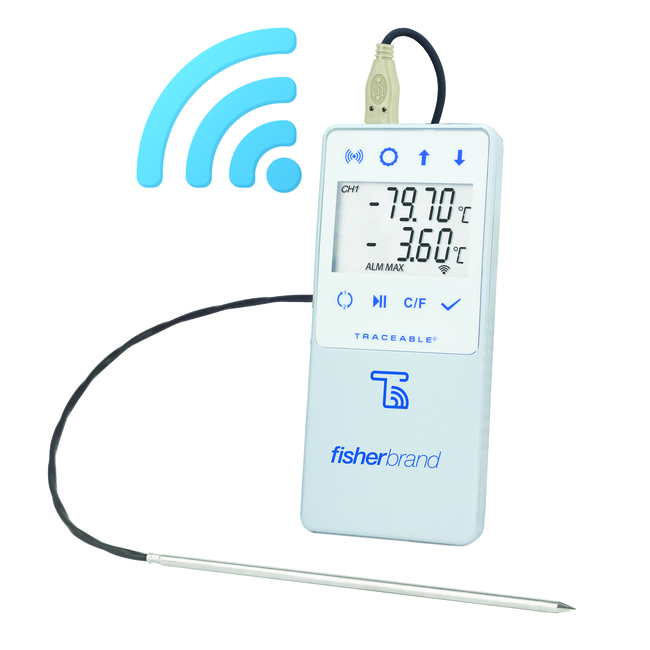 TraceableLIVE™ Ultra-Low Temperature WiFi Datalogging Thermometer with ...