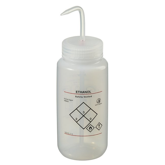 Solvent-Vented™ and Safety-Labeled Wash Bottles Ethanol | Buy Online ...