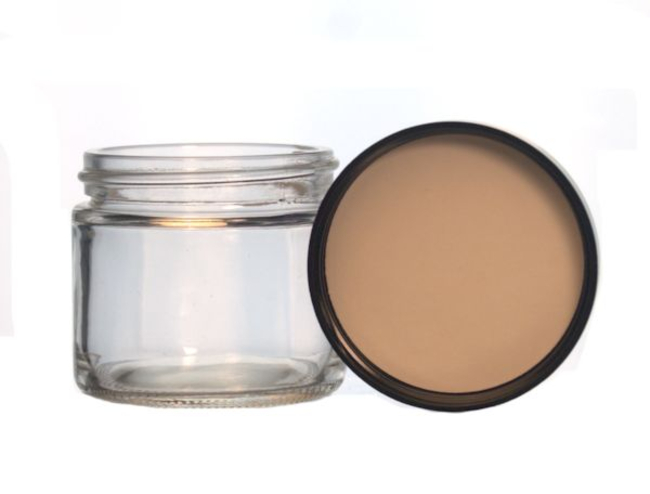 Kimble™ Clear Glass Straight-Sided Jars with Pulp/Vinyl-lined Caps 1000 ...
