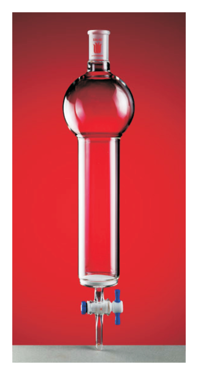Chromatography Column with Standard Taper Joint, Reservoir, PTFE ...